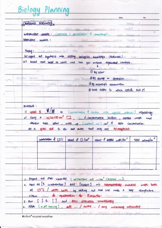Handwritten A Level H2 Biology Notes, Hobbies & Toys, Books & Magazines ...