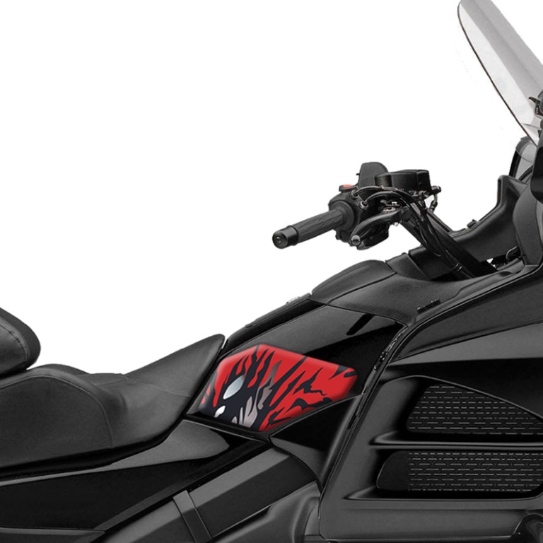 Honda GL1800 Gold Wing Goldwing marvel hulk fuel tank sticker sides ...