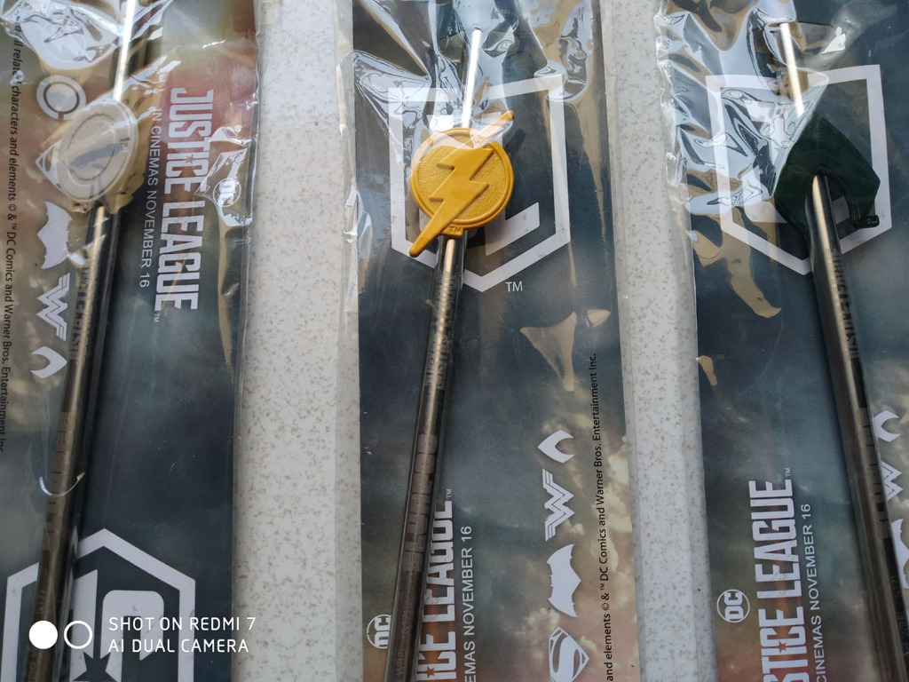 Justice League Stainless Straw from 7-11 Highly Collectible - Cyborg ...