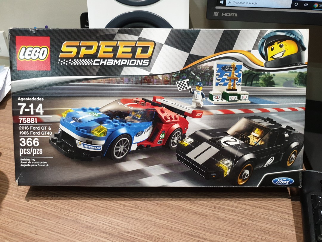 LEGO 75881 2016 Ford GT & 1966 Ford GT40 Brand New Sealed, Hobbies ...