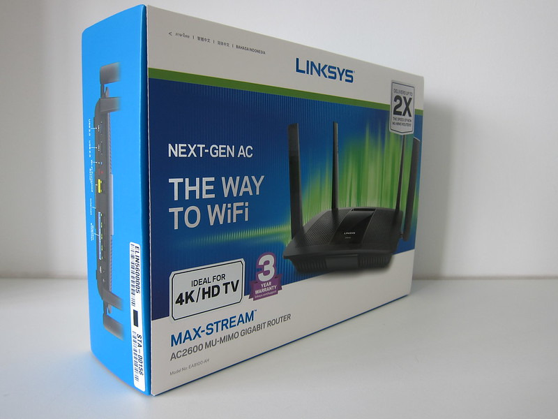 Linksys EA8100 Max-Stream AC2600 MU-MIMO Gigabit Router, Computers ...