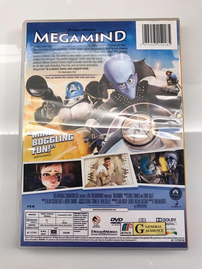 Dreamworks Megamind Animated Film Region 3 DVD (1 Disc) (READ ...