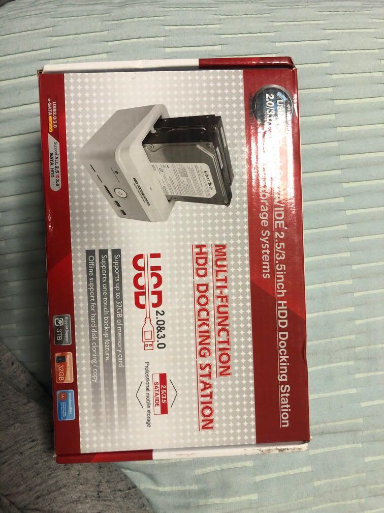 Multi-Function HDD DOCKING STATION, Electronics, Others on Carousell