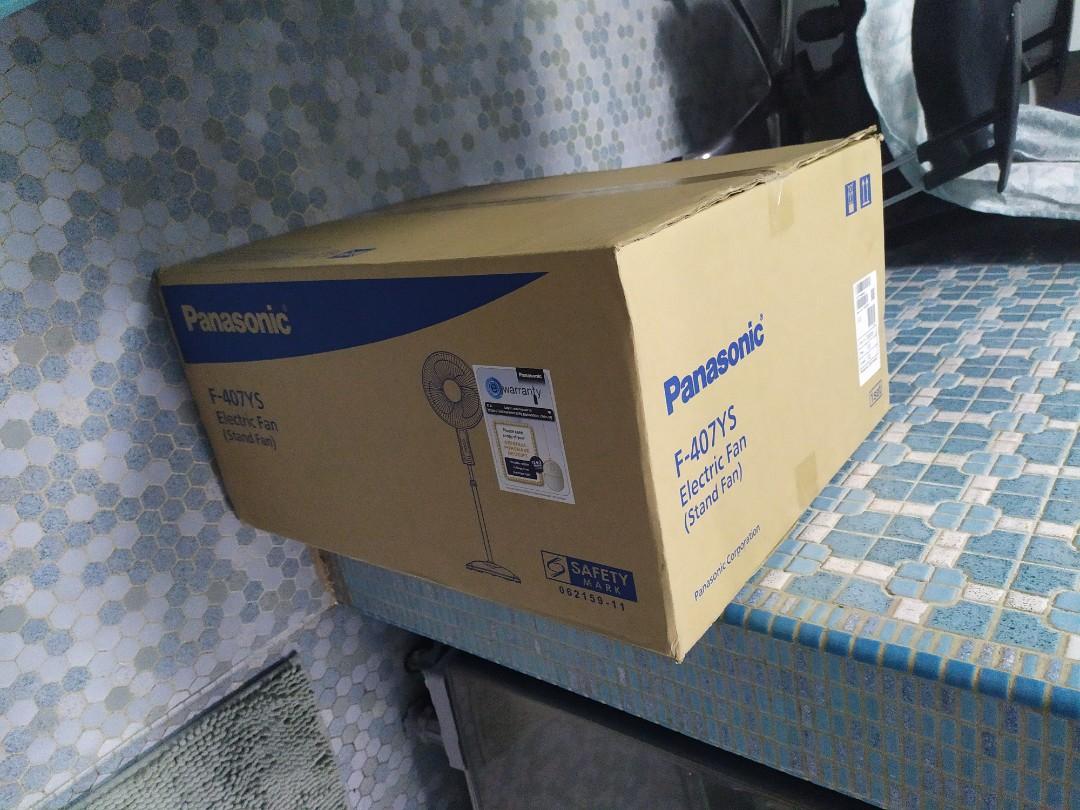Panasonic Electric Fan F-407YS Stand Fan, Furniture & Home Living ...