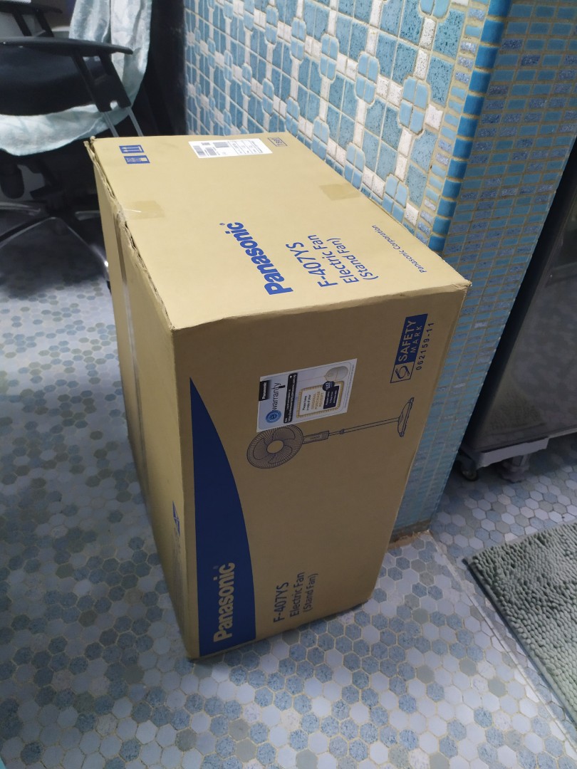 Panasonic Electric Fan F-407YS Stand Fan, Furniture & Home Living ...