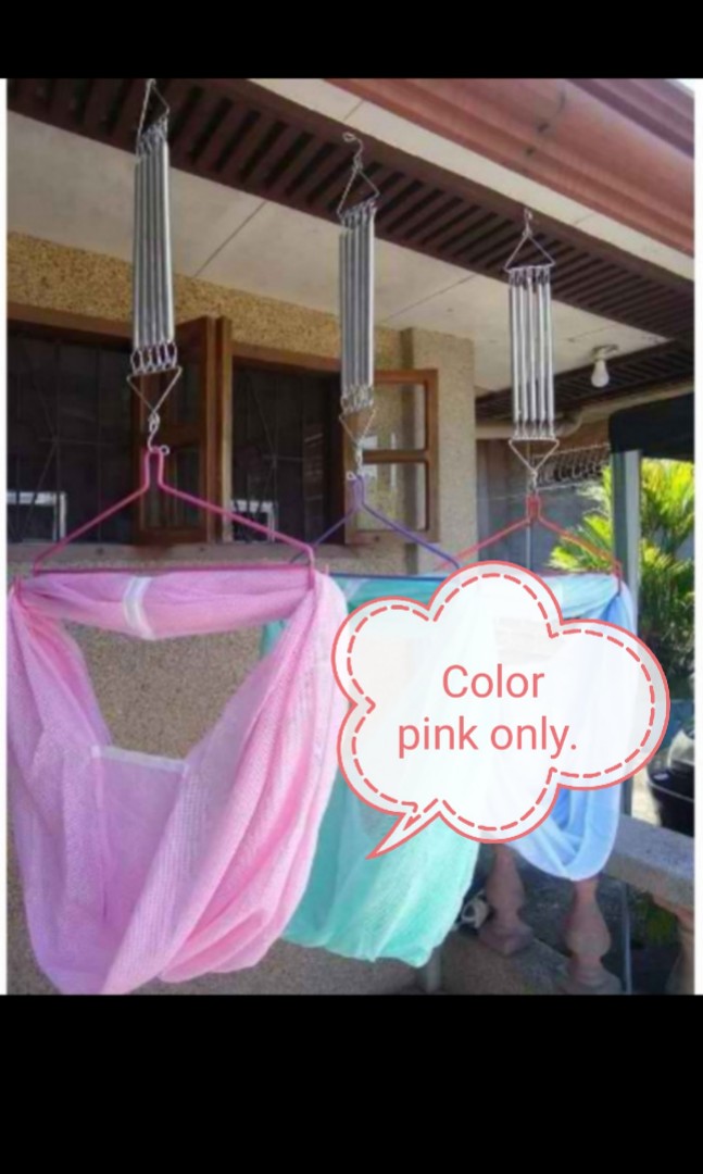 Pink Baby Cradle / Duyan / Hammock, Babies & Kids, Baby Nursery & Kids ...