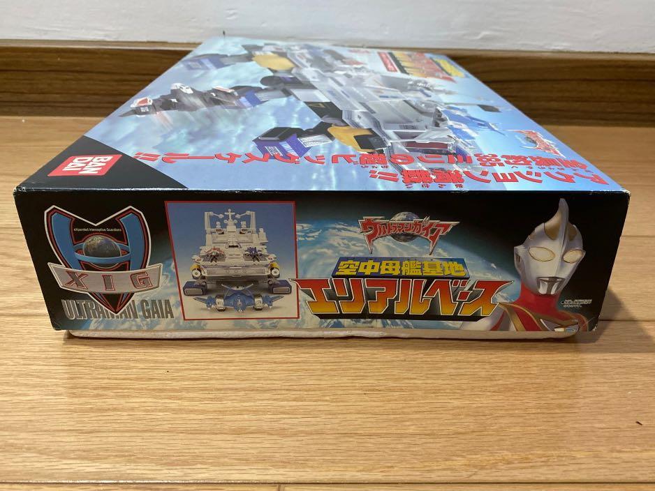 RARE Ultraman Gaia XIG Air Base Bandai Japan, Hobbies & Toys ...