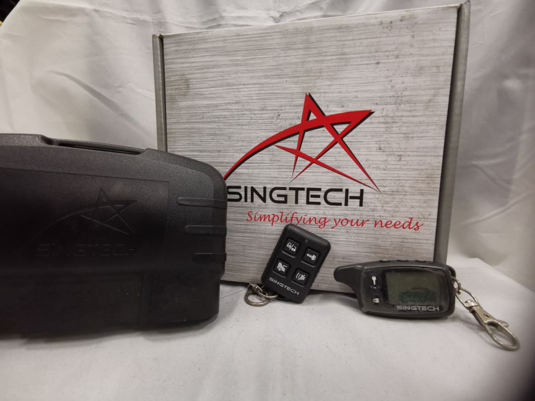 Singtech Two Way Alarm with Engine Start STW3000, Car Accessories ...