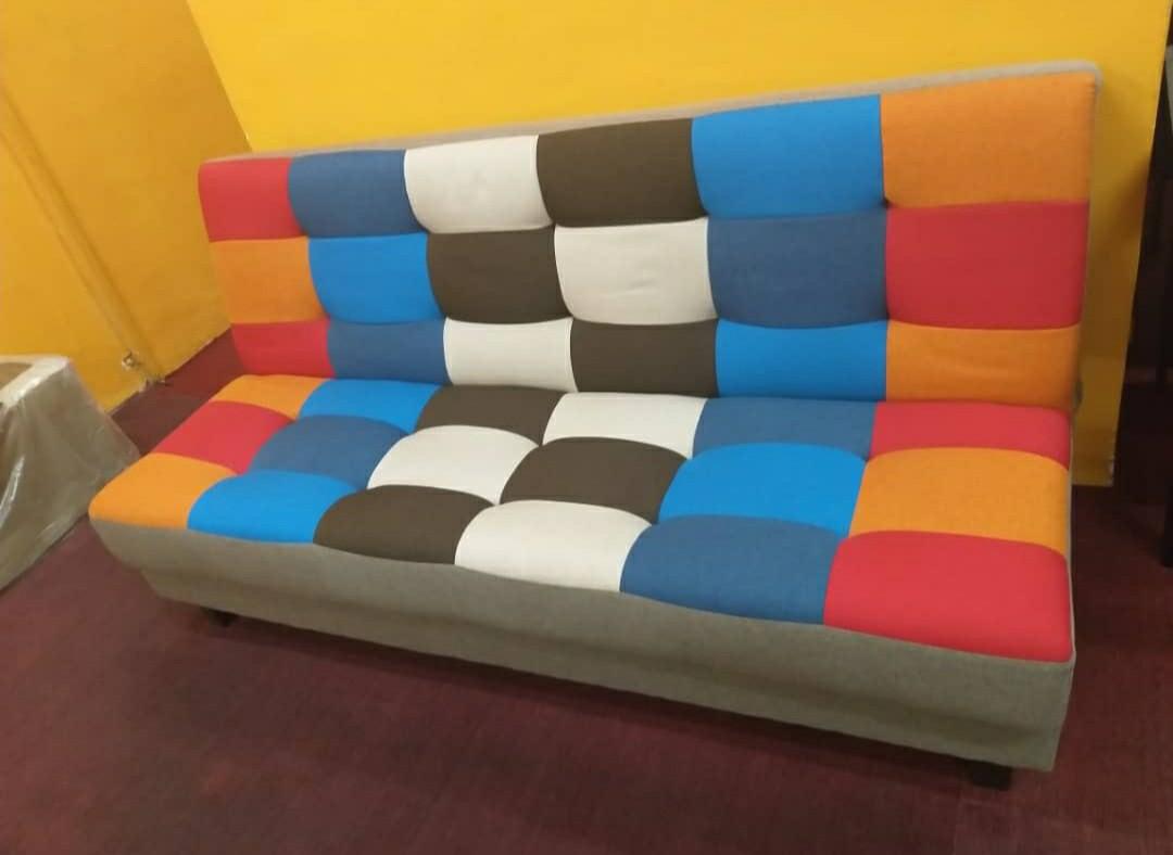 Sofa Bed Rainbow, Furniture & Home Living, Furniture, Sofas on Carousell