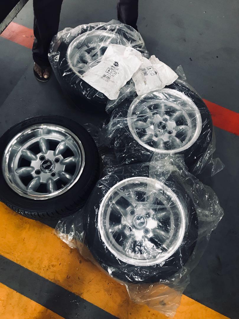 VINTAGE MINI COOPER 1000 AUSTIN MORRIS RIM MK1 N tyre, Car Accessories ...