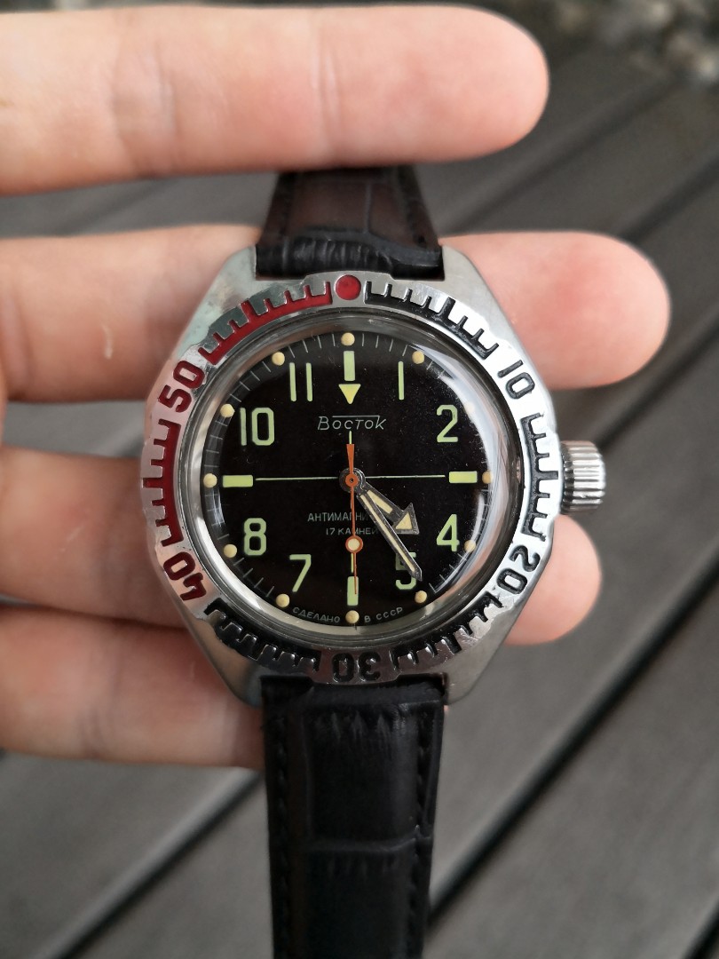 Vintage Vostok Amphibia Sniper Dial, Women's Fashion, Watches ...