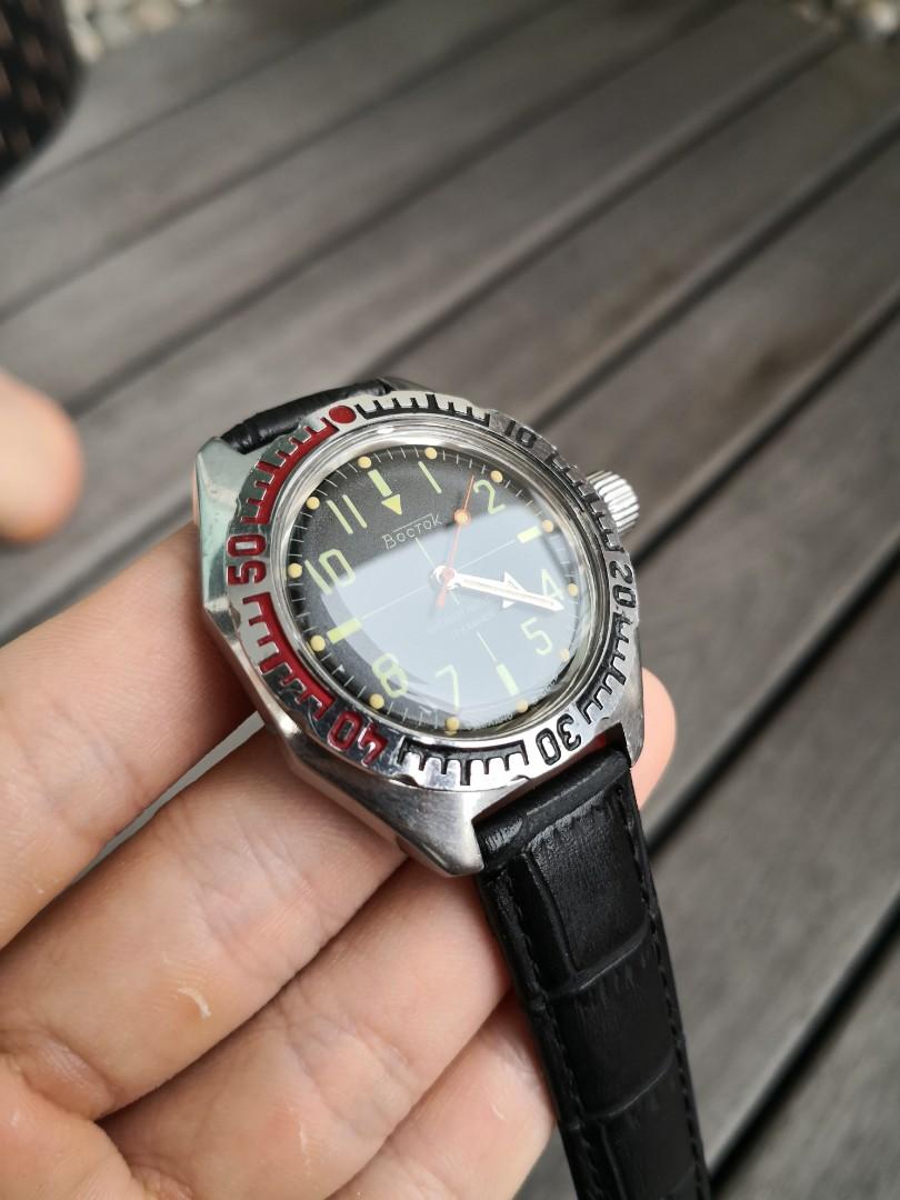 Vintage Vostok Amphibia Sniper Dial, Women's Fashion, Watches ...