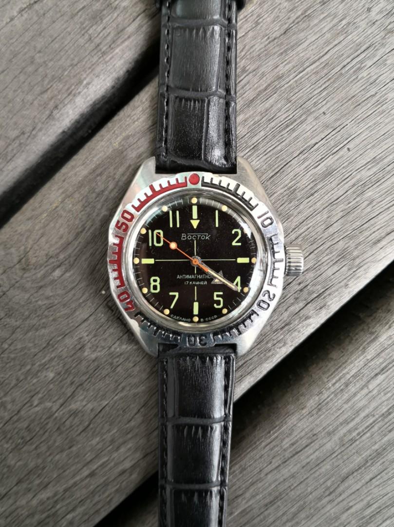 Vintage Vostok Amphibia Sniper Dial, Women's Fashion, Watches ...