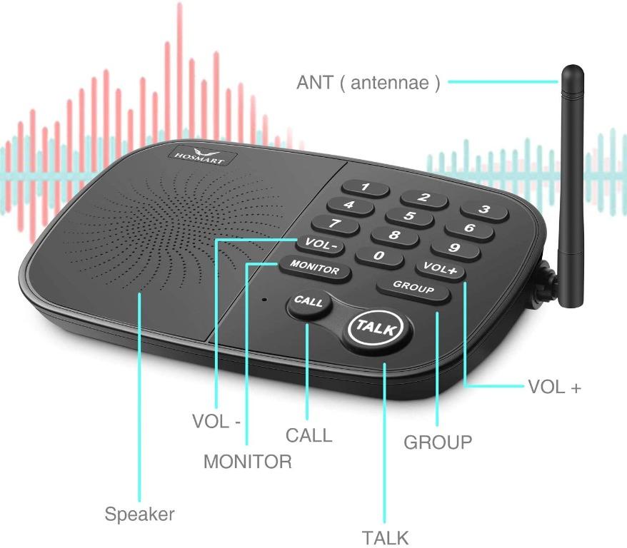 Wireless Intercom System, TV & Home Appliances, TV & Entertainment ...