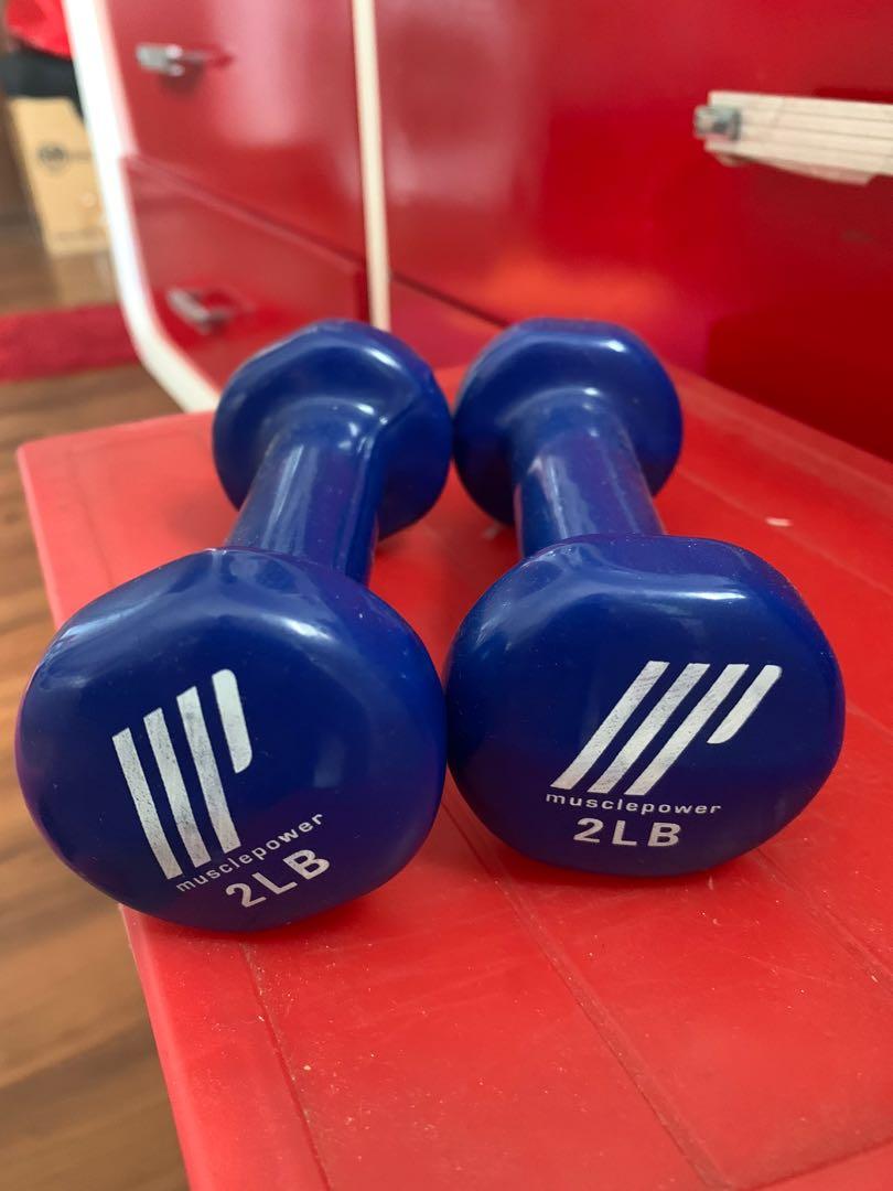 2lb dumbbell weights, Sports Equipment, Exercise & Fitness, Weights ...