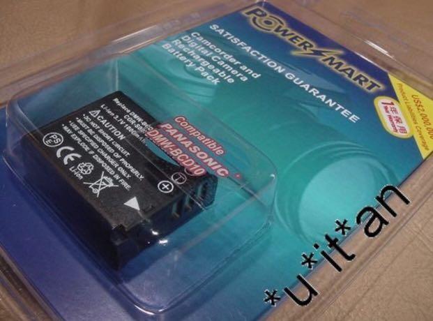香港行貨 POWERSMART CGA-S007 CGR-S007E DMW-BCD10電池合Panasonic DMC-TZ1,TZ2,TZ3,TZ4,TZ5,TZ11,TZ15,TZ50 ...