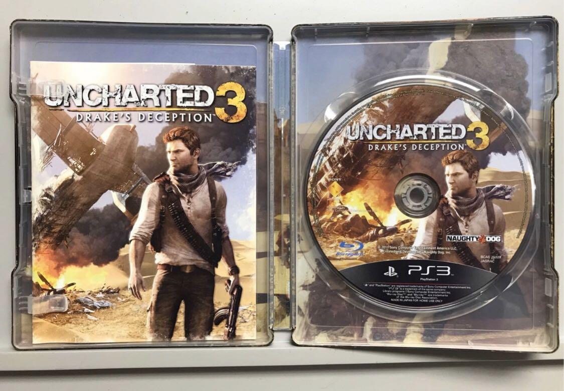 二手 PS3 Uncharted 3 遊戲 一隻 鐵盒特別版 中英文合版, 電子遊戲, 電子遊戲, PlayStation - Carousell