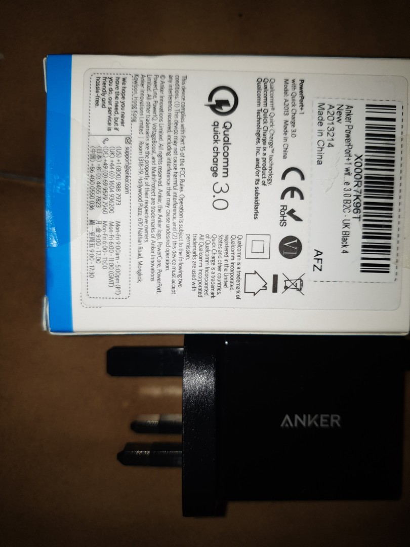 Anker 3.0 wall plug, Mobile Phones & Gadgets, Mobile & Gadget ...