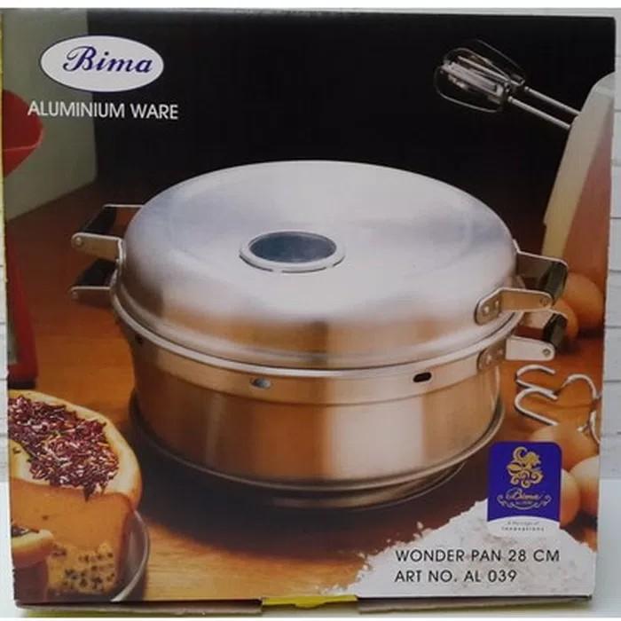 BIMA Baking Pan / Pemanggang Kue Ukuran 28cm Aluminium Atas Kompor ...