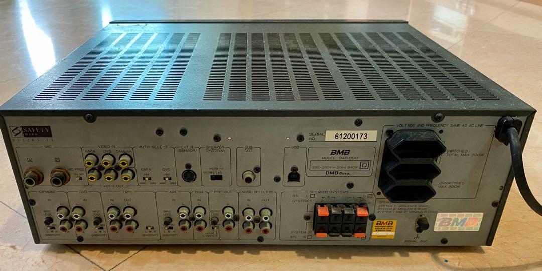BMB DAR-800 4CH AV Amplifier, Audio, Other Audio Equipment on Carousell