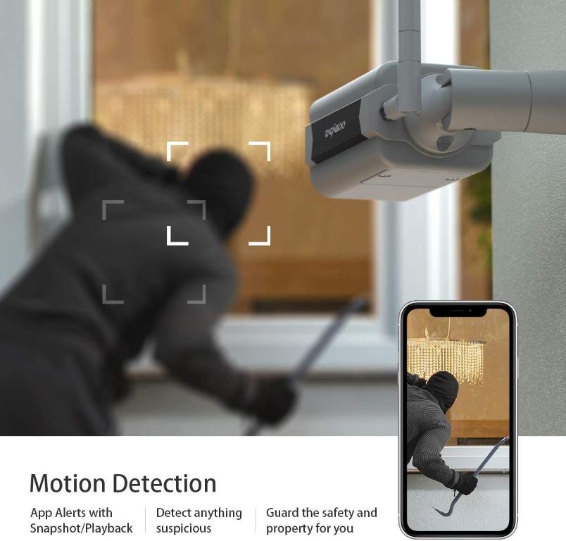 CACAGOO Outdoor Security Camera,1536P 4MP Wifi CCTV Camera, Furniture ...