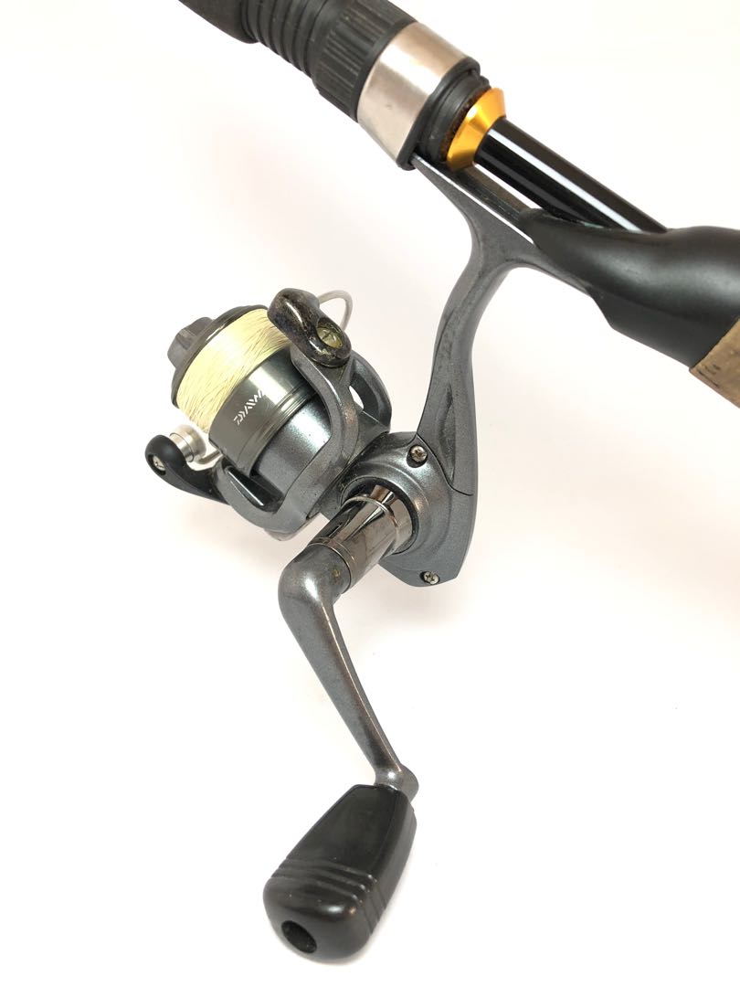 Daiwa crossfire 1000 with triforce 301mfs 3 feet rod, Sports Equipment ...