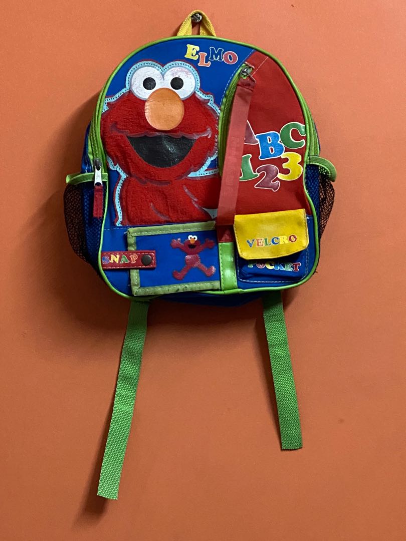 Elmo Sesame Street Mini Backpack, Babies & Kids, Going Out, Diaper Bags ...