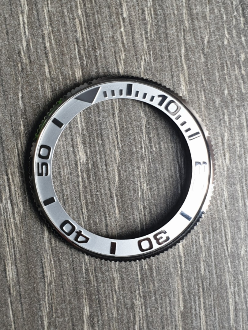 Grey Silver Yacht master bezel insert for Seiko mods, Men's Fashion ...