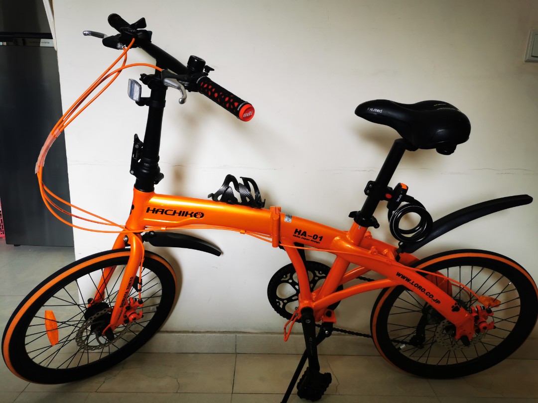 Hachiko HA-01 foldable bike, Sports Equipment, Bicycles & Parts, Bicycles on Carousell