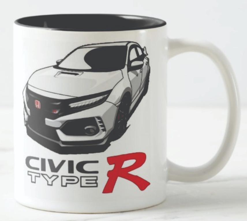 Honda Civic Type-R Coffee Glass Mug - Honda Racing Souvenir, Furniture ...