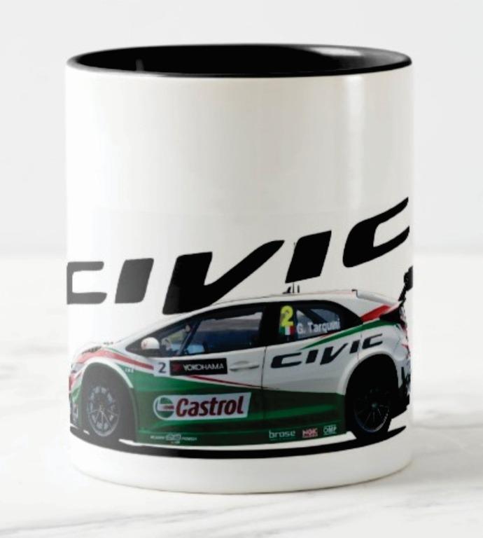 Honda Civic Type-R Coffee Glass Mug - Honda Racing Souvenir, Furniture ...