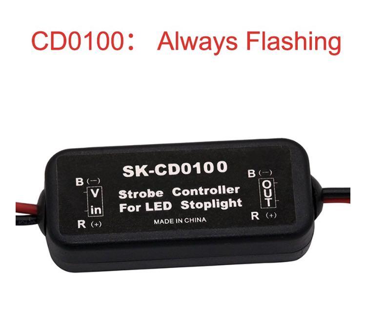 LED flashing / strobe device - flasher- brake - signal - reverse, Car ...