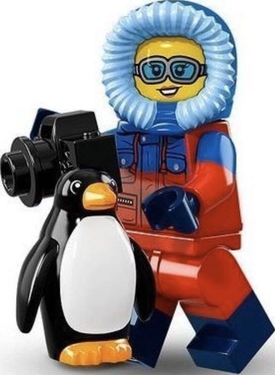 LEGO 71013 Minifigures Series 16 (Penguin Wildlife Photographer) #7 連底板 ...