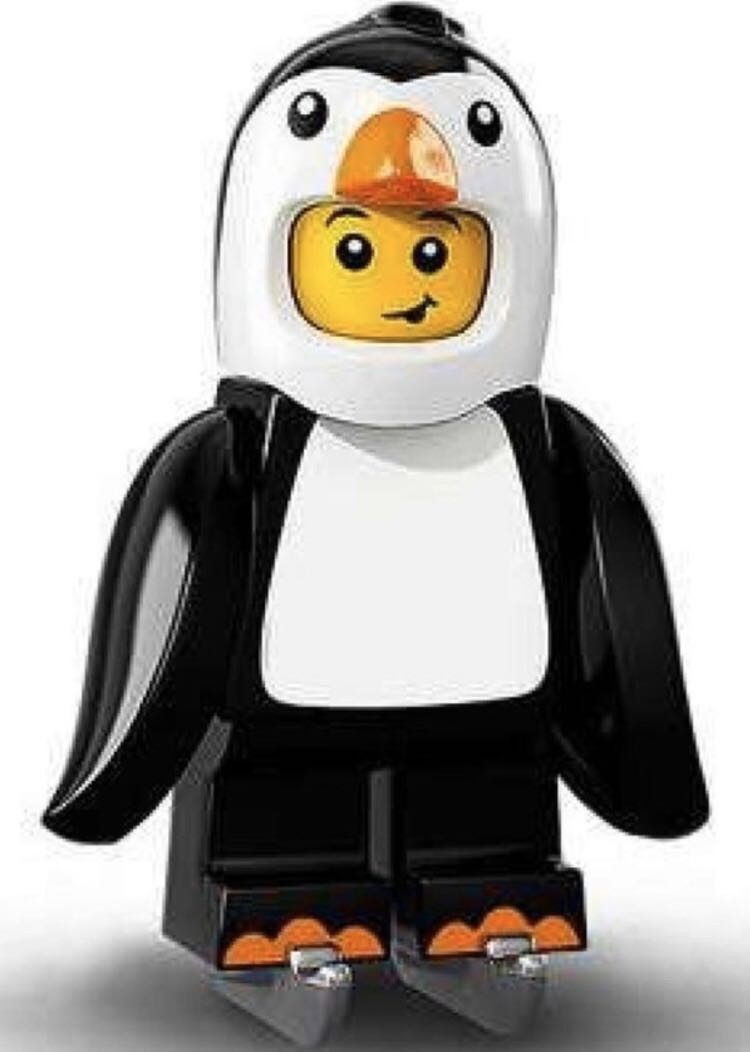 LEGO 71013 Minifigures Series 16 (Penguin Boy) #10 連底板說明書及包裝袋(全新開袋確認 ...