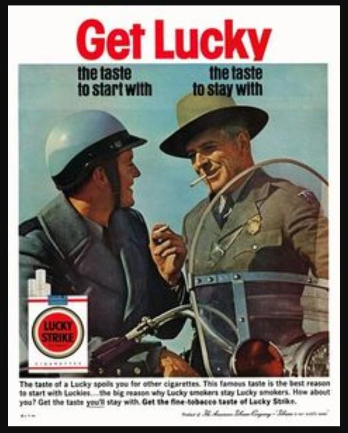 🔥LUCKY STRIKE REPRODUCTION VINTAGE POSTER, WALL ART, Hobbies & Toys ...