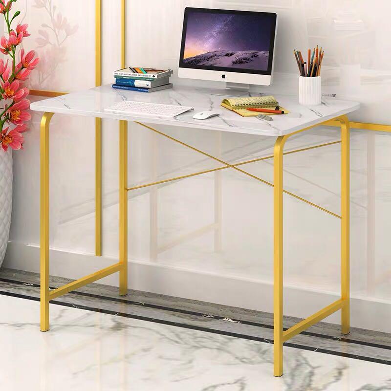 Modern Style Marble Study Table / Computer Desk, Furniture & Home ...