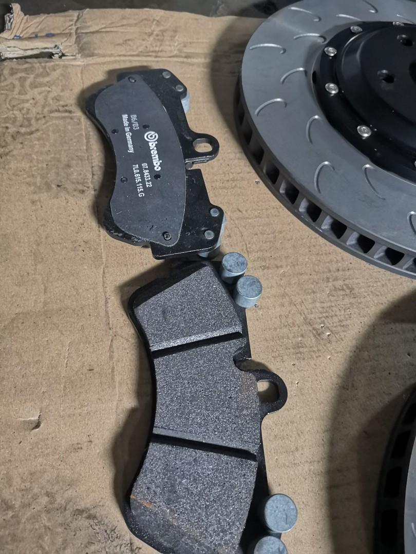 New rotor(350mm)&oem brake pad for brembo 18z vw scirocco golf jetta ...