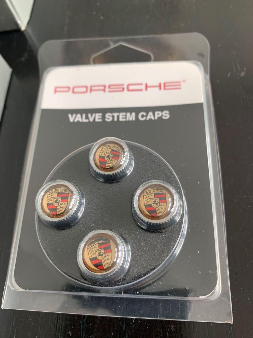 Original Porsche wheel caps and valve caps, Car Accessories ...
