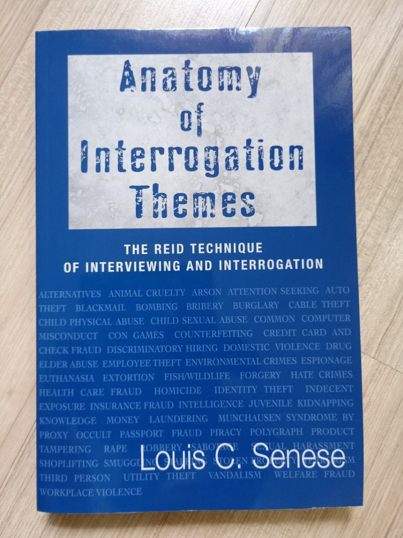 Reid's Interrogation Technique (Interrogation Themes), Hobbies & Toys ...