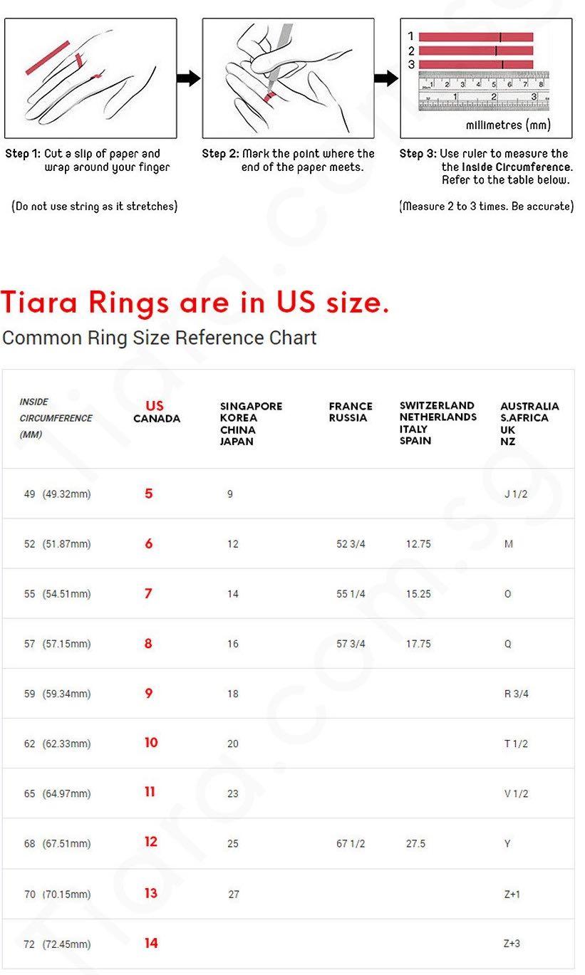Ring Size Measuring Tape, Women's Fashion, Jewelry & Organisers, Body ...