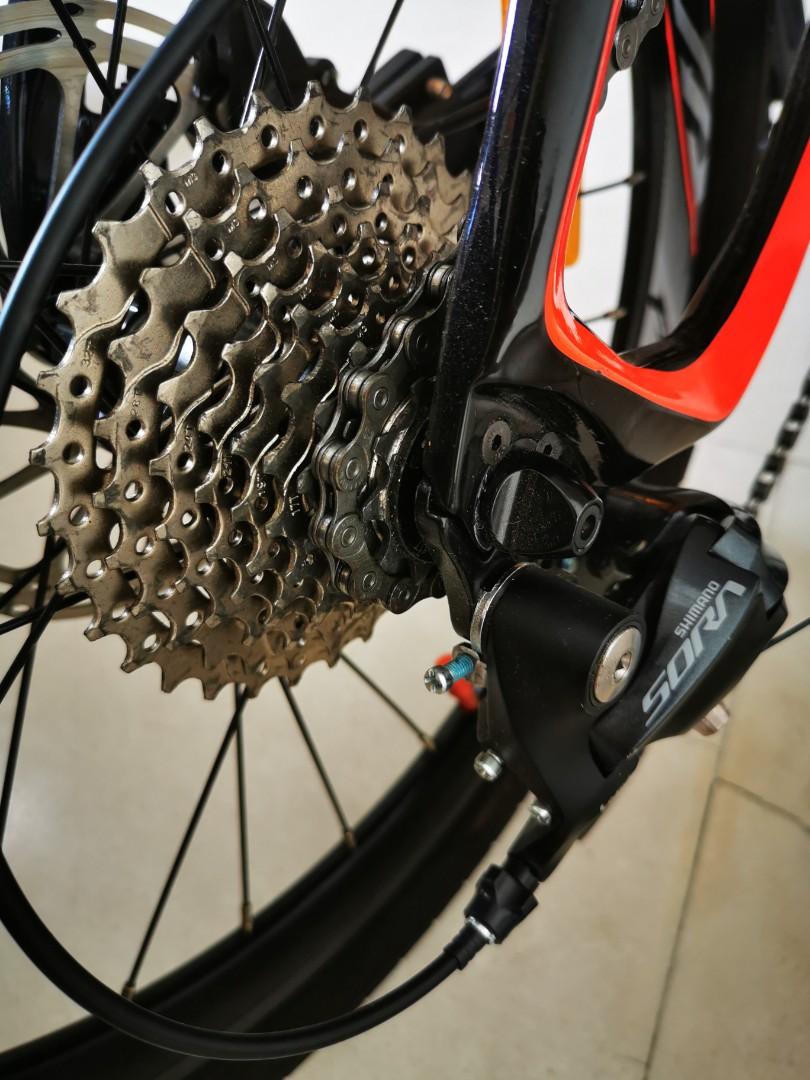 Sava Z1 - carbon fibre sora 9s 20 inch foldable bike, Sports Equipment ...