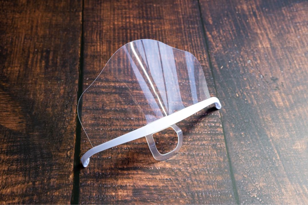 Transparent Spit Guard Mask, Health & Nutrition, Face Masks & Face ...