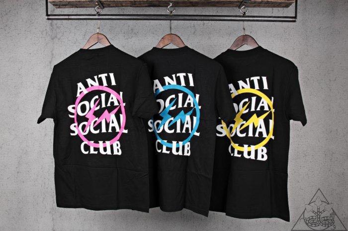 Anti Social Social Club ASSC X Fragment Tee, Men's Fashion, Tops & Sets ...