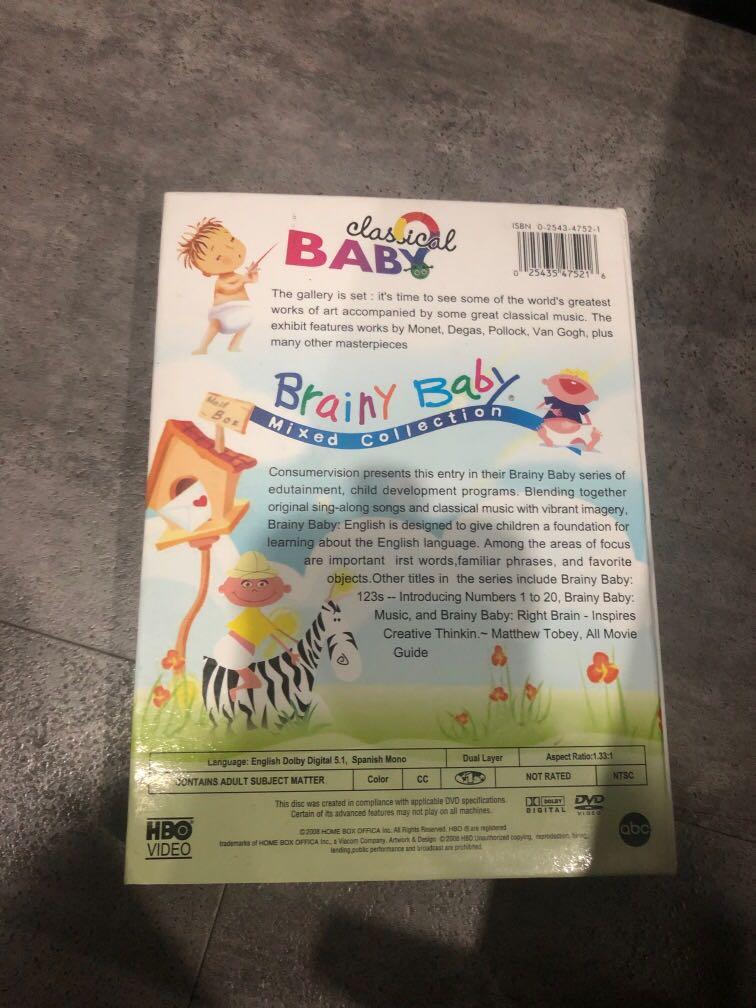 Brainy classical baby mixed collection DVD, Hobbies & Toys, Music ...