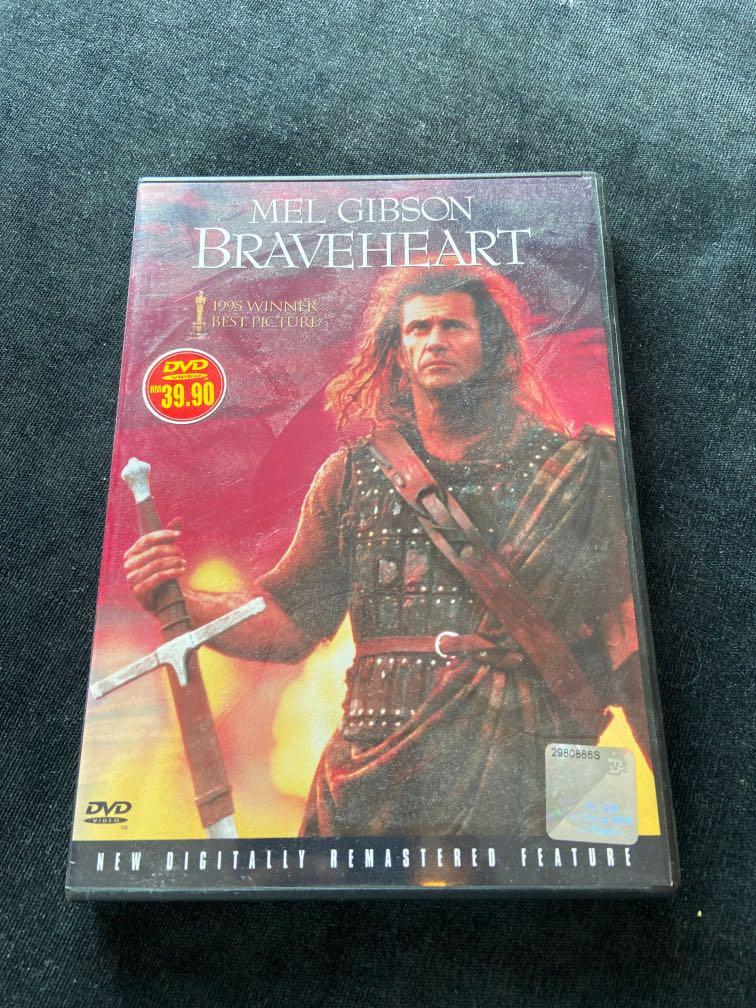 Braveheart - DVD, Hobbies & Toys, Music & Media, CDs & DVDs on Carousell
