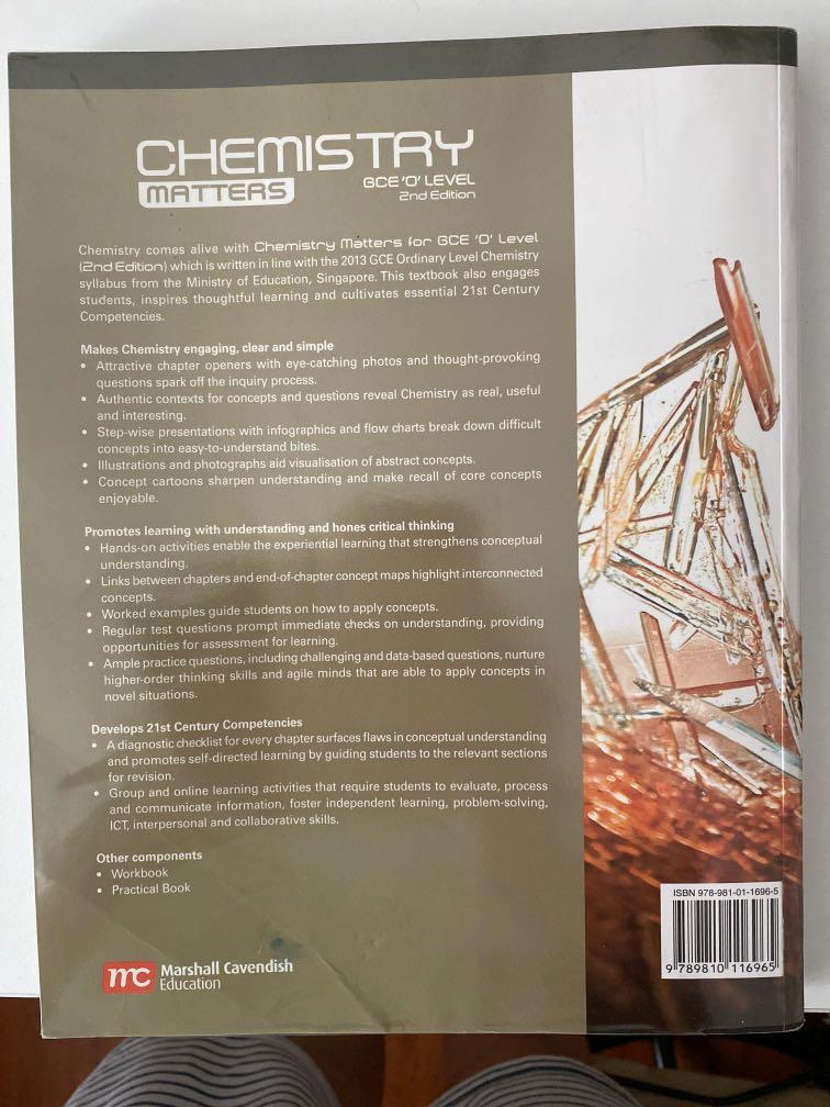 Chemistry Matters GCE O LEVEL Marshall Cavendish, Hobbies & Toys, Books ...
