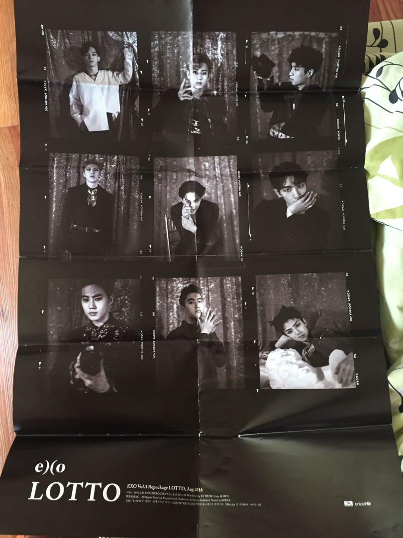 EXO LOTTO Repackaged Album, Hobbies & Toys, Memorabilia & Collectibles ...