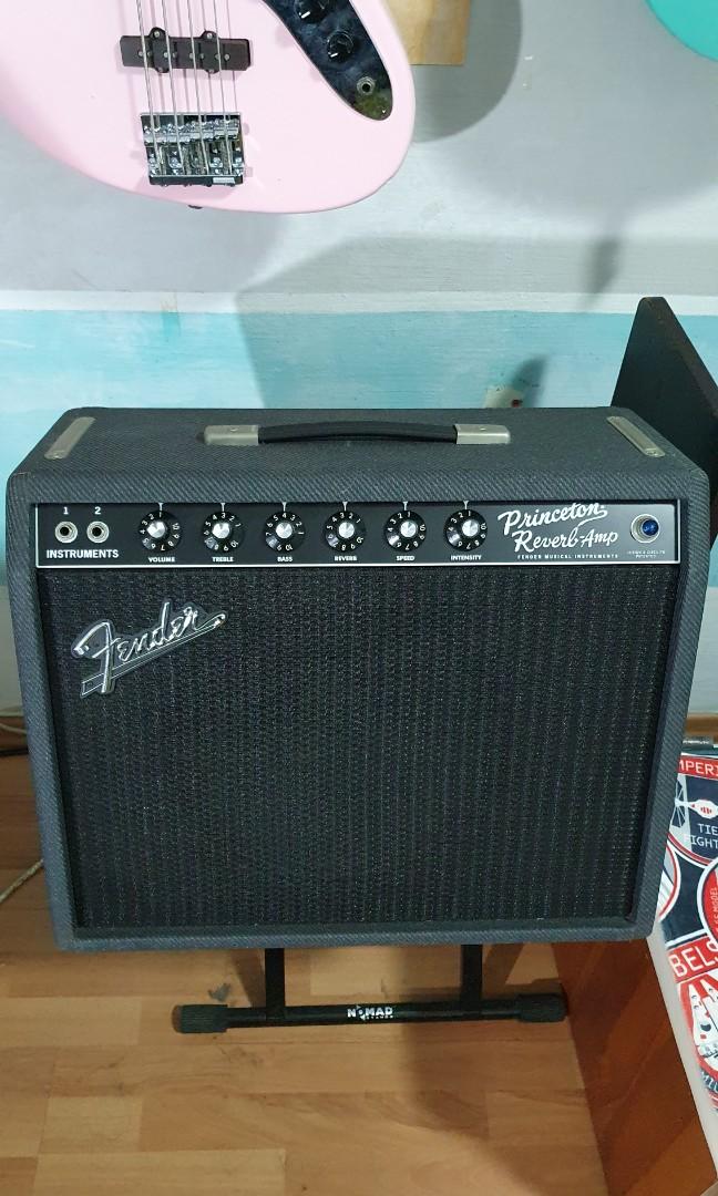 Fender Limited Edition '68 Princeton Reverb "Black and Blue" with ...