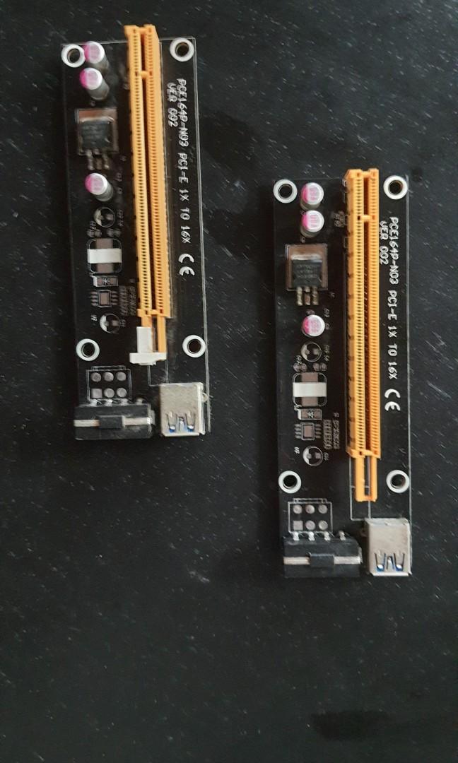 GPU mining risers, Computers & Tech, Parts & Accessories, Computer ...