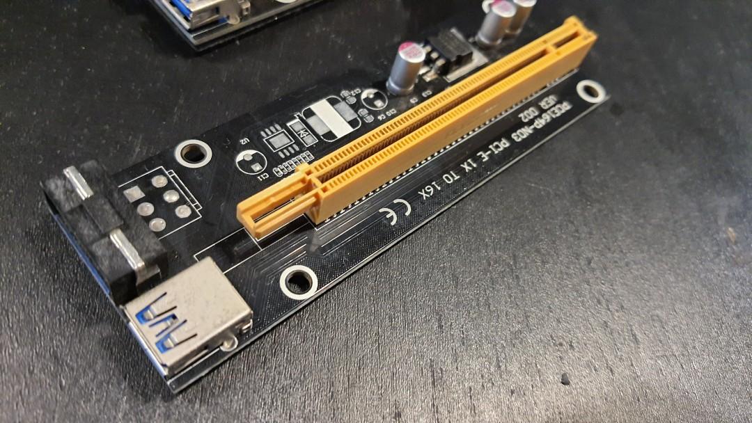 GPU mining risers, Computers & Tech, Parts & Accessories, Computer ...